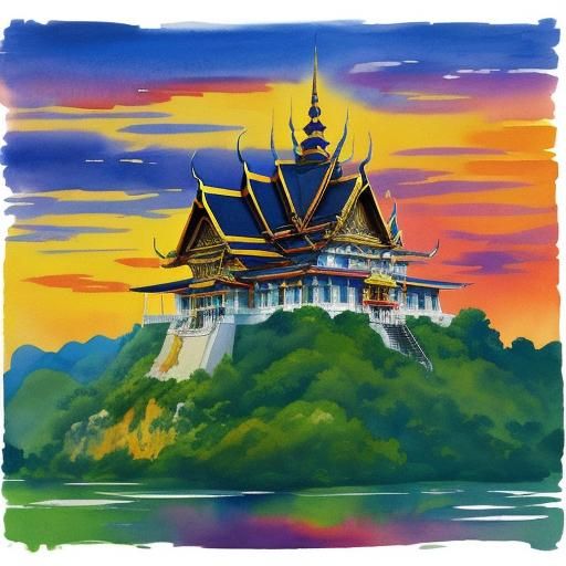 thai castle - AI Generated Artwork - NightCafe Creator