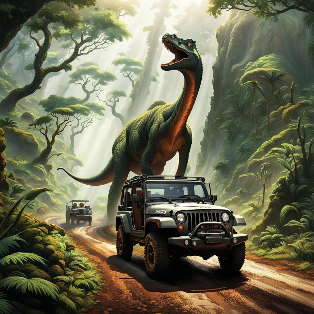 Gonna need you to step on it - Misty Jeep Rolls Down Ancien...