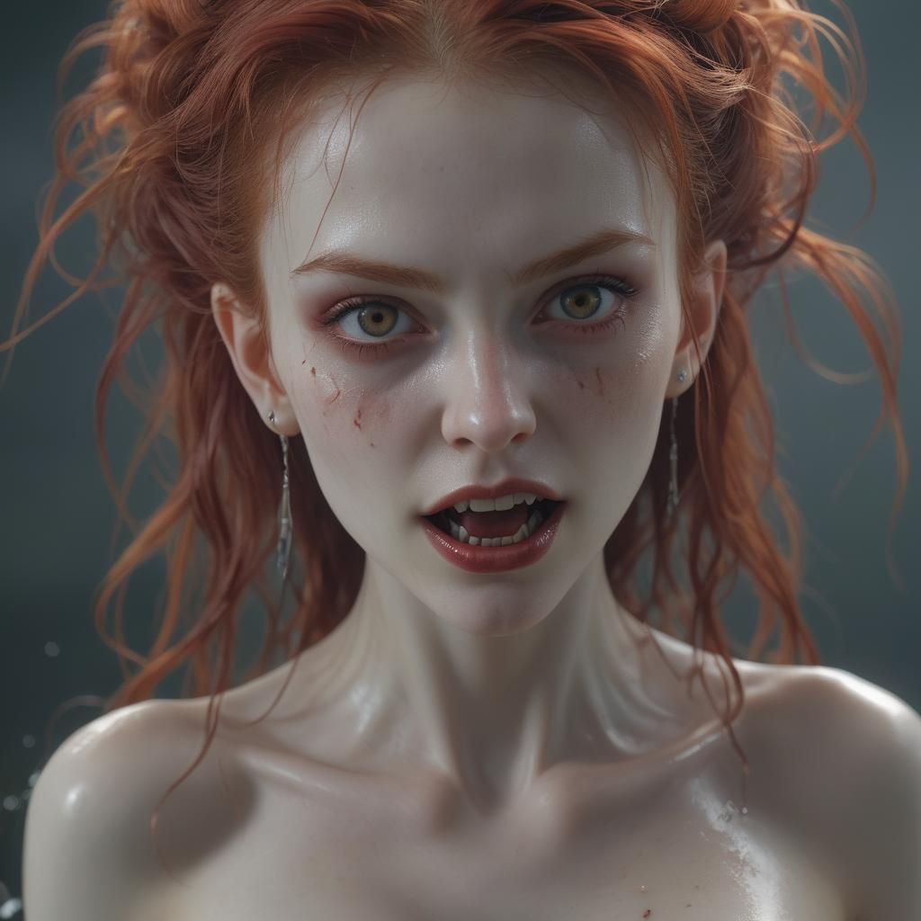 full body! watery dramatic natural lighting, breathtaking long shot intricate 8K3D 4K 64 ...