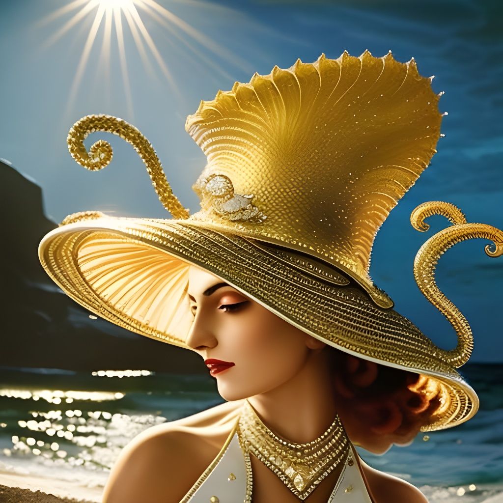 Golden Hat - AI Generated Artwork - NightCafe Creator