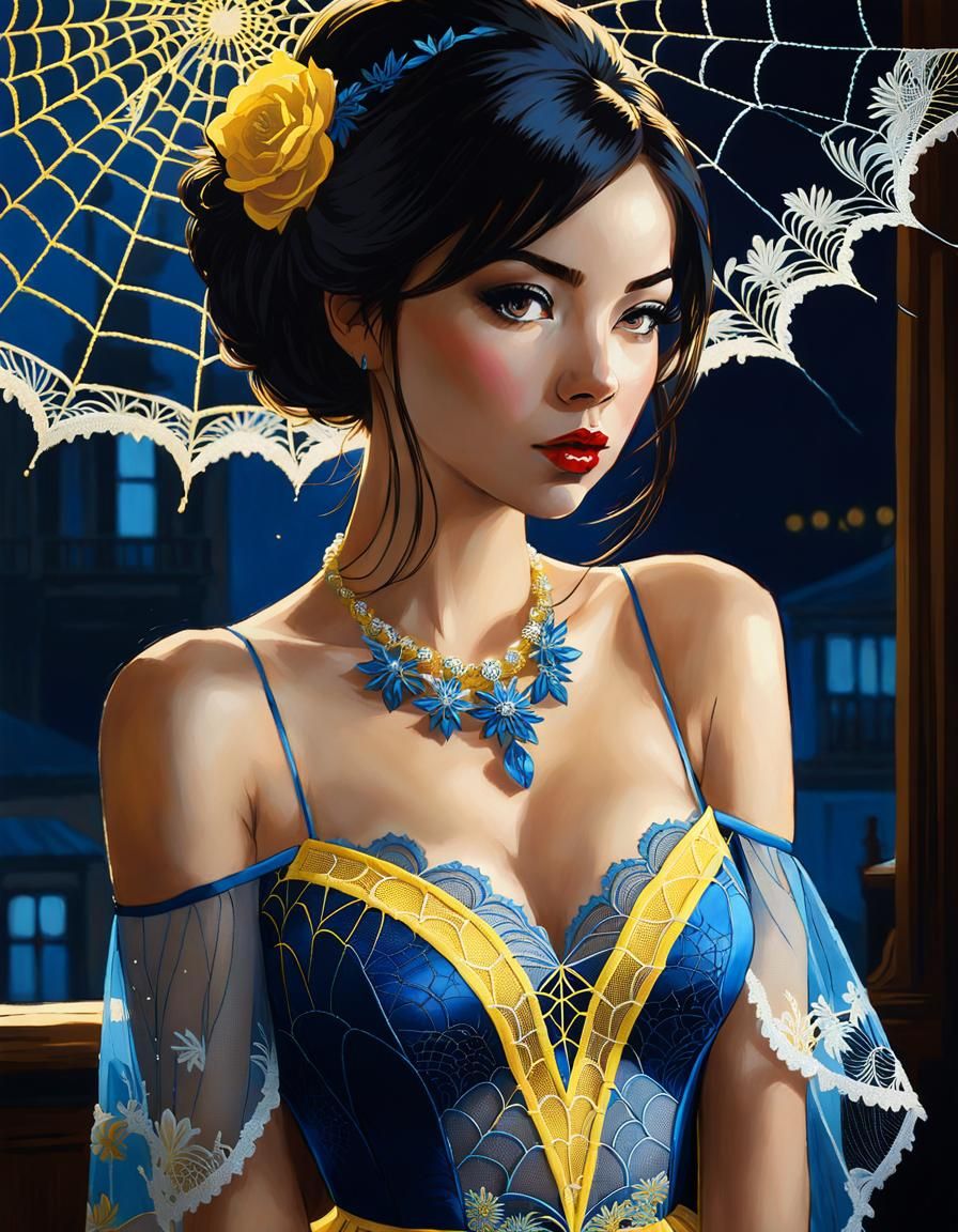 Spiderweb patterns - AI Generated Artwork - NightCafe Creator