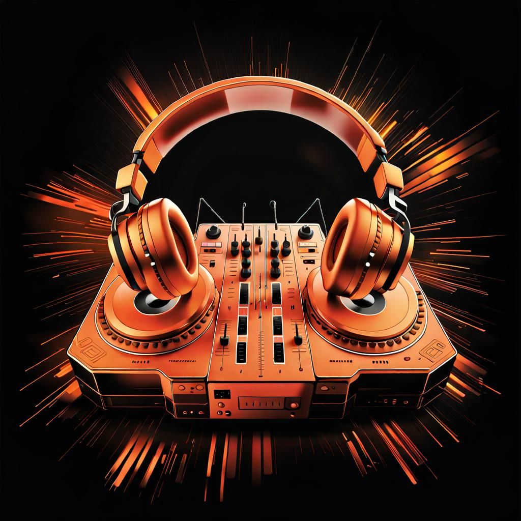 3D DJ Album Cover - AI Generated Artwork - NightCafe Creator