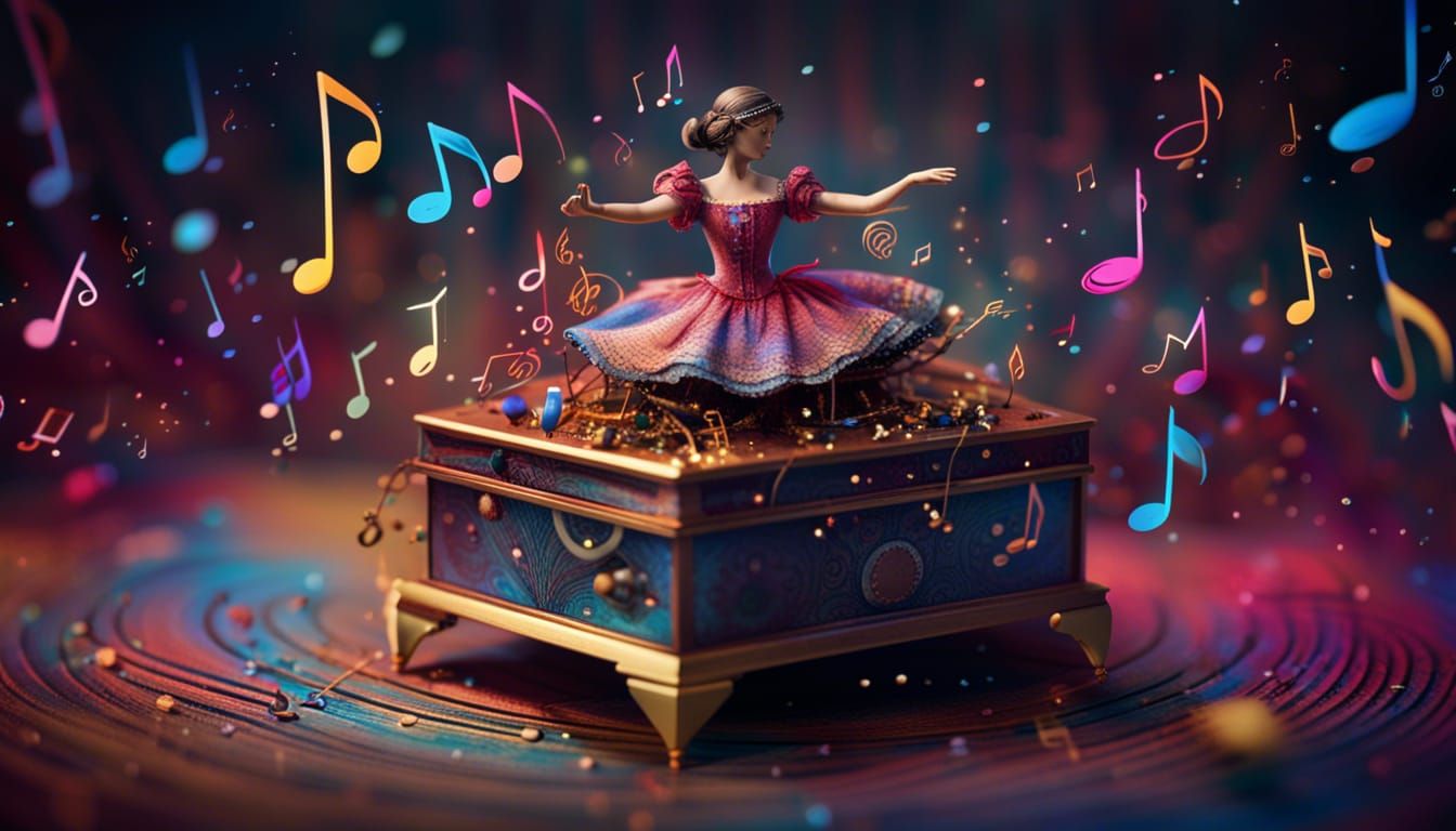 Magic music box - AI Generated Artwork - NightCafe Creator