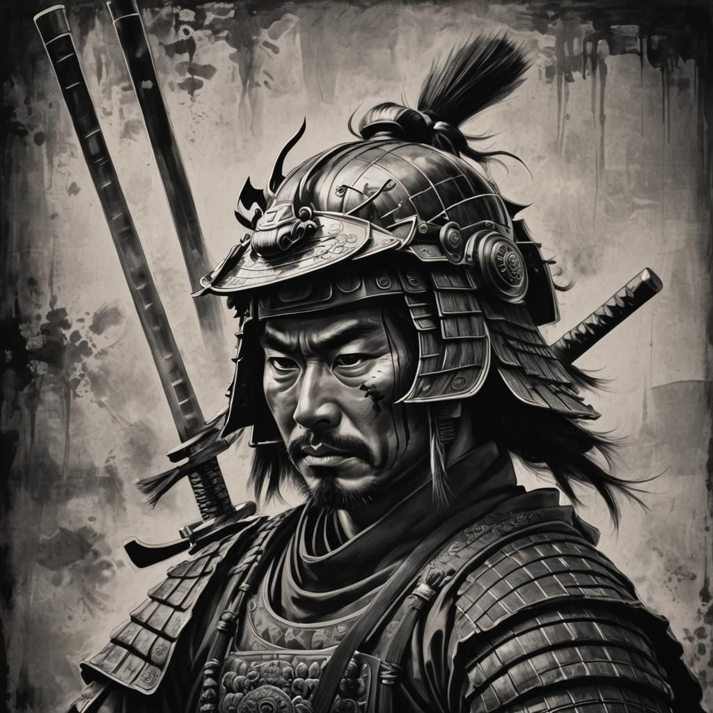 Stoic samurai warrior - AI Generated Artwork - NightCafe Creator