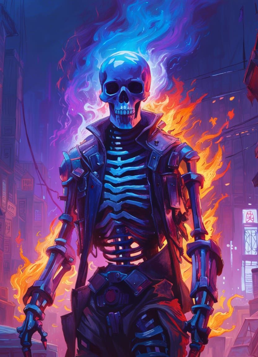 Pyropunk - AI Generated Artwork - NightCafe Creator