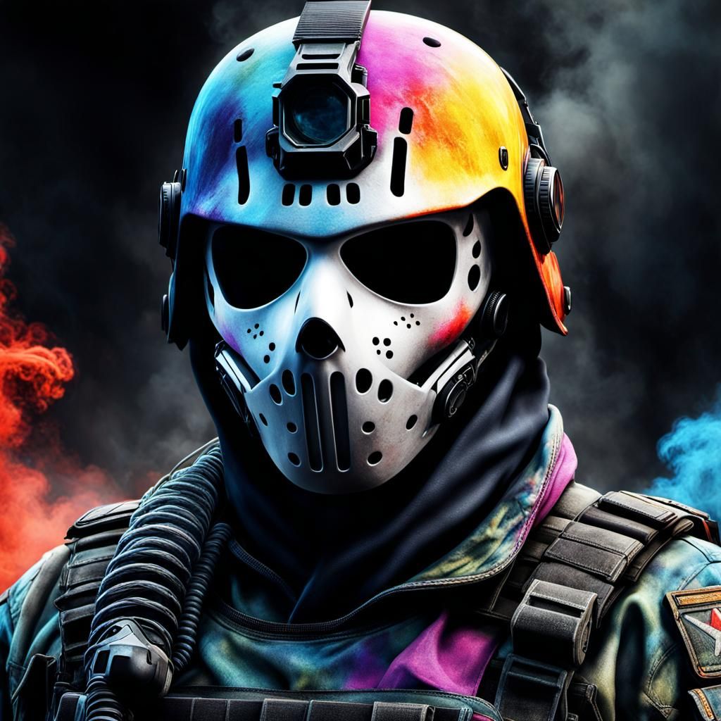 The Masked Playa CoD - AI Generated Artwork - NightCafe Creator