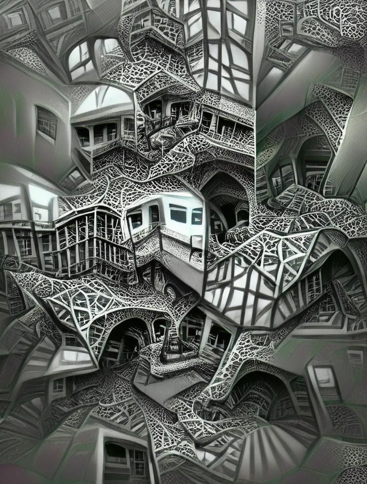 Tangled pathways - AI Generated Artwork - NightCafe Creator