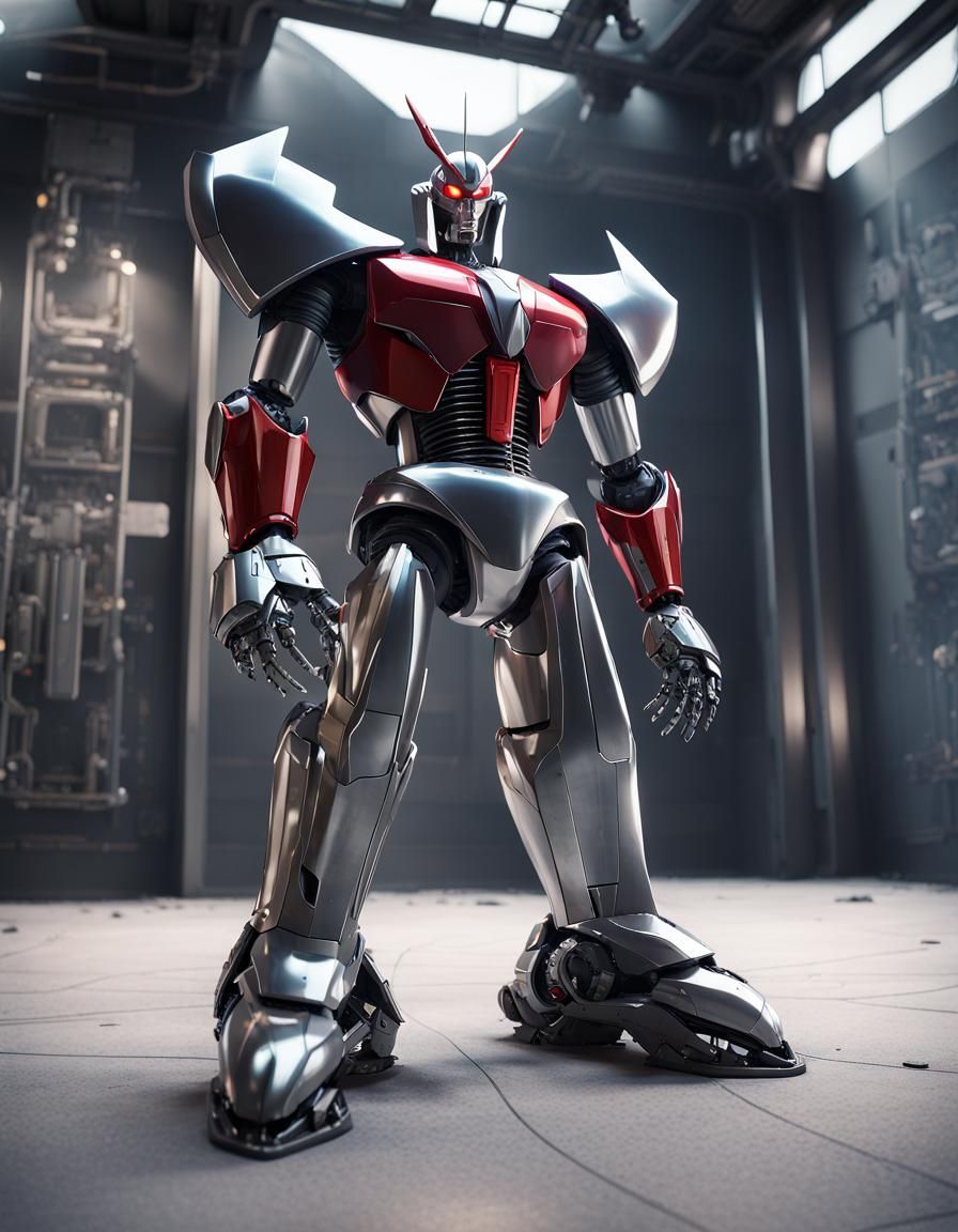 Robot type Mazinger Z - AI Generated Artwork - NightCafe Creator