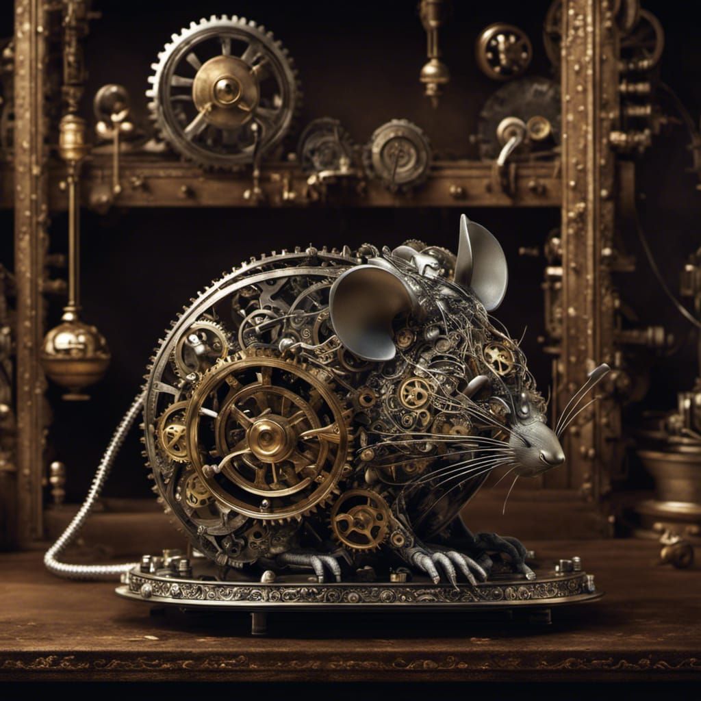 Clockwork mouse - AI Generated Artwork - NightCafe Creator