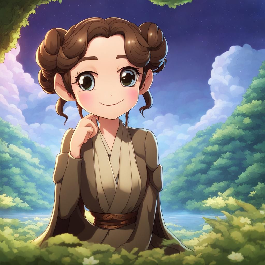 Princess Leia Organa Portrait Planet - AI Generated Artwork - NightCafe ...