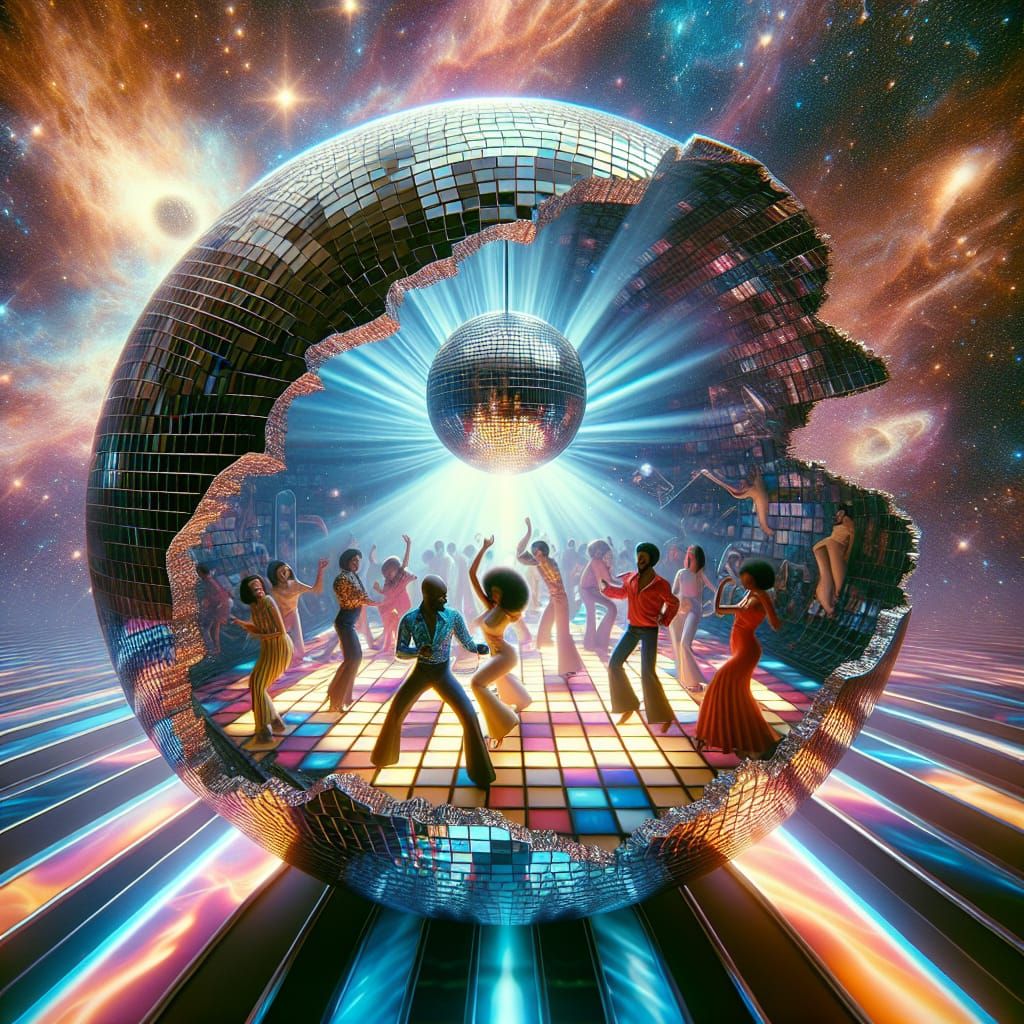 Trippy Party - AI Generated Artwork - NightCafe Creator