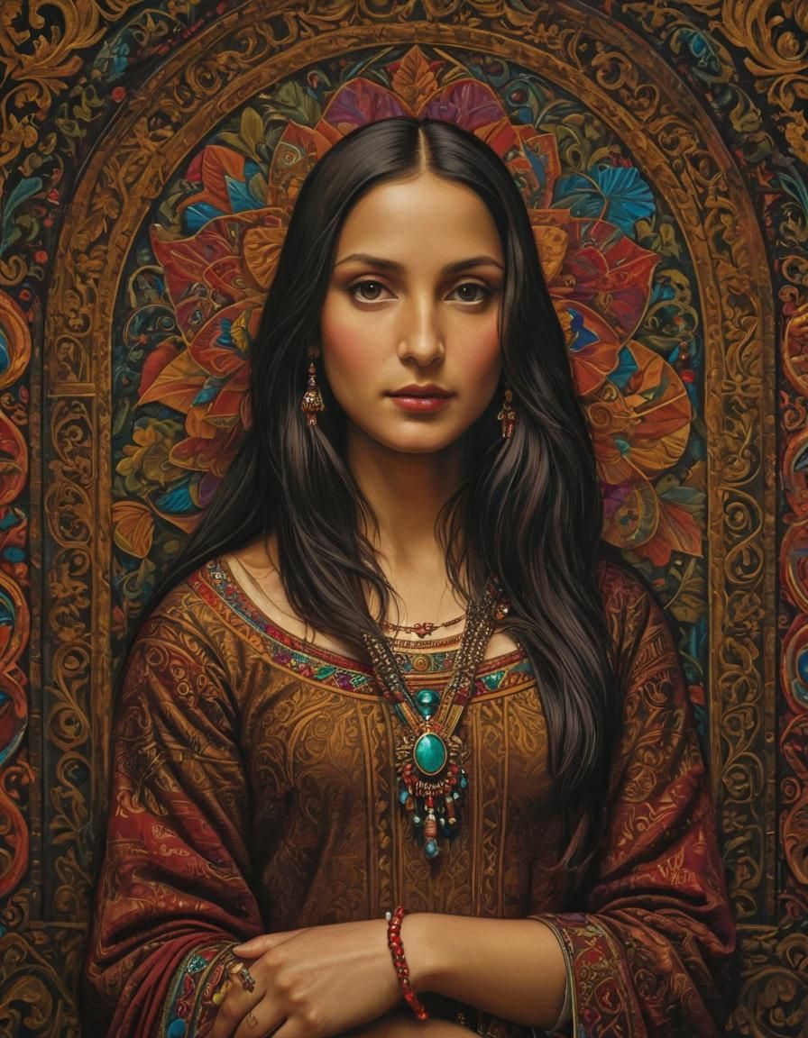 Modern Mona Lisa - AI Generated Artwork - NightCafe Creator