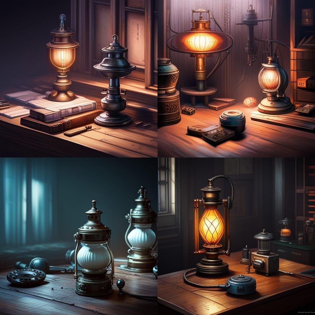 kerosene lamps, Pixel art ,dream - like heavy atmosphere, full of ...