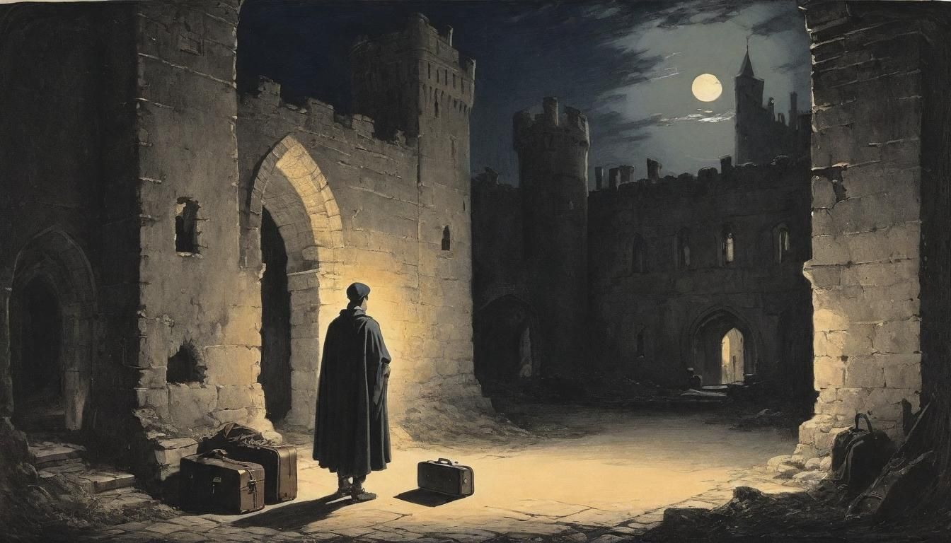 Jonathan Arrives at Castle Dracula - AI Generated Artwork - NightCafe ...