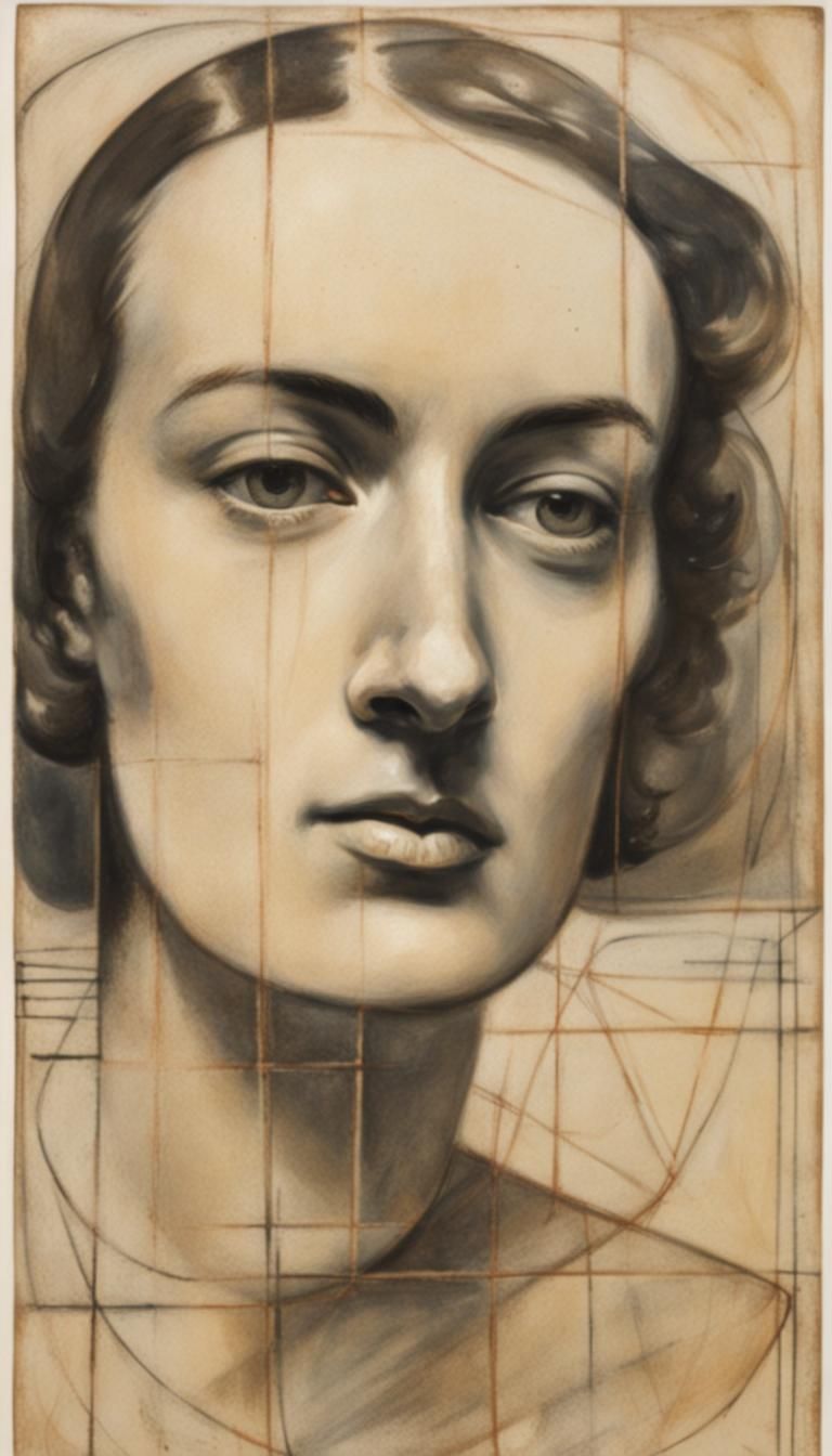 Portrait by Barbara Hepworth - AI Generated Artwork - NightCafe Creator