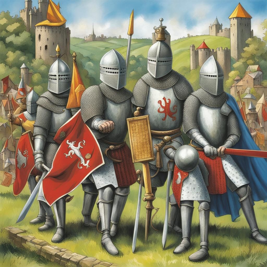 Monty Python’s Knights that say, “Maybe?” - AI Generated Artwork ...