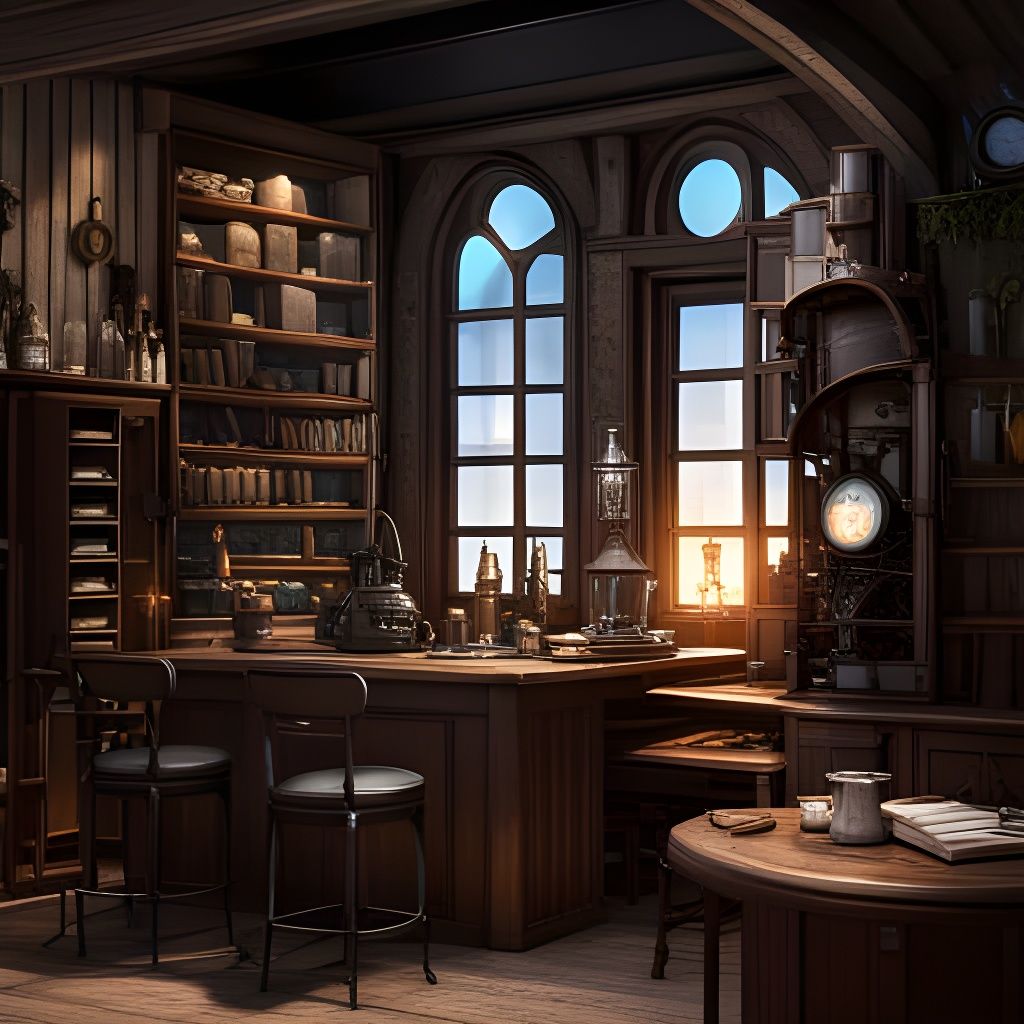 Cosy Wizarding Kitchen - AI Generated Artwork - NightCafe Creator