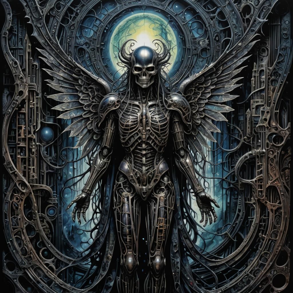 Death Angel Cindilthel - AI Generated Artwork - NightCafe Creator