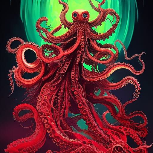 By Takashi Okazaki, inspired by Jim Henson: Wicked, terrifying, octopus ...