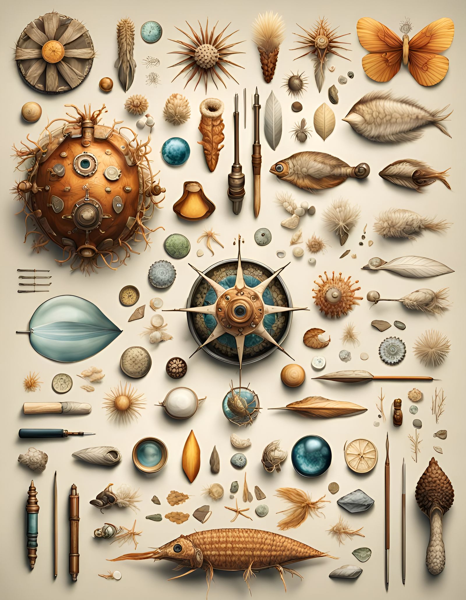 Explorer objects … - AI Generated Artwork - NightCafe Creator