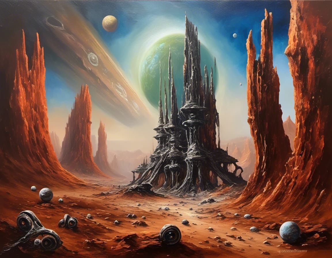Ancient Alien Citadel - Ancient Alien Citadel in Cosmic Arch...
