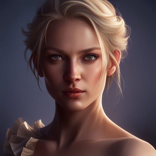 Blonde woman - AI Generated Artwork - NightCafe Creator
