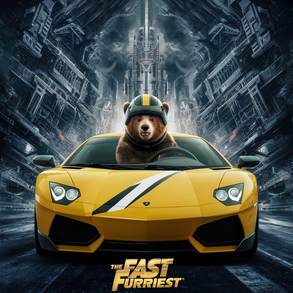 Movie poster “The Fast and Furriest” - AI Generated Artwork - NightCafe ...