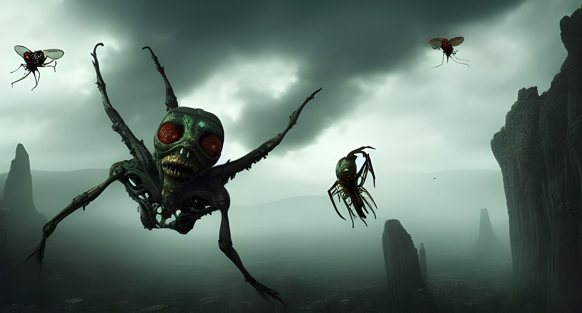 The Human Fly : r/nightcafe