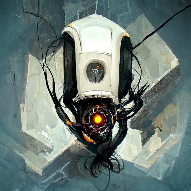 GlaDOS - AI Generated Artwork - NightCafe Creator