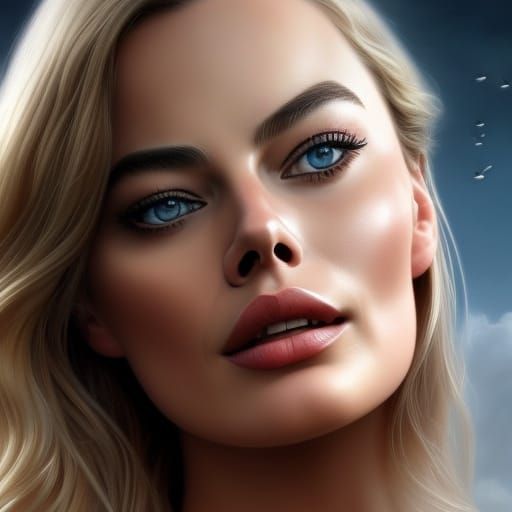 Margot Robbie - AI Generated Artwork - NightCafe Creator