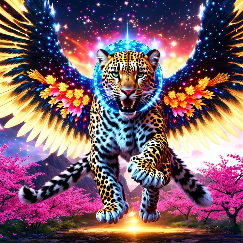 Leopard Chimera - AI Generated Artwork - NightCafe Creator