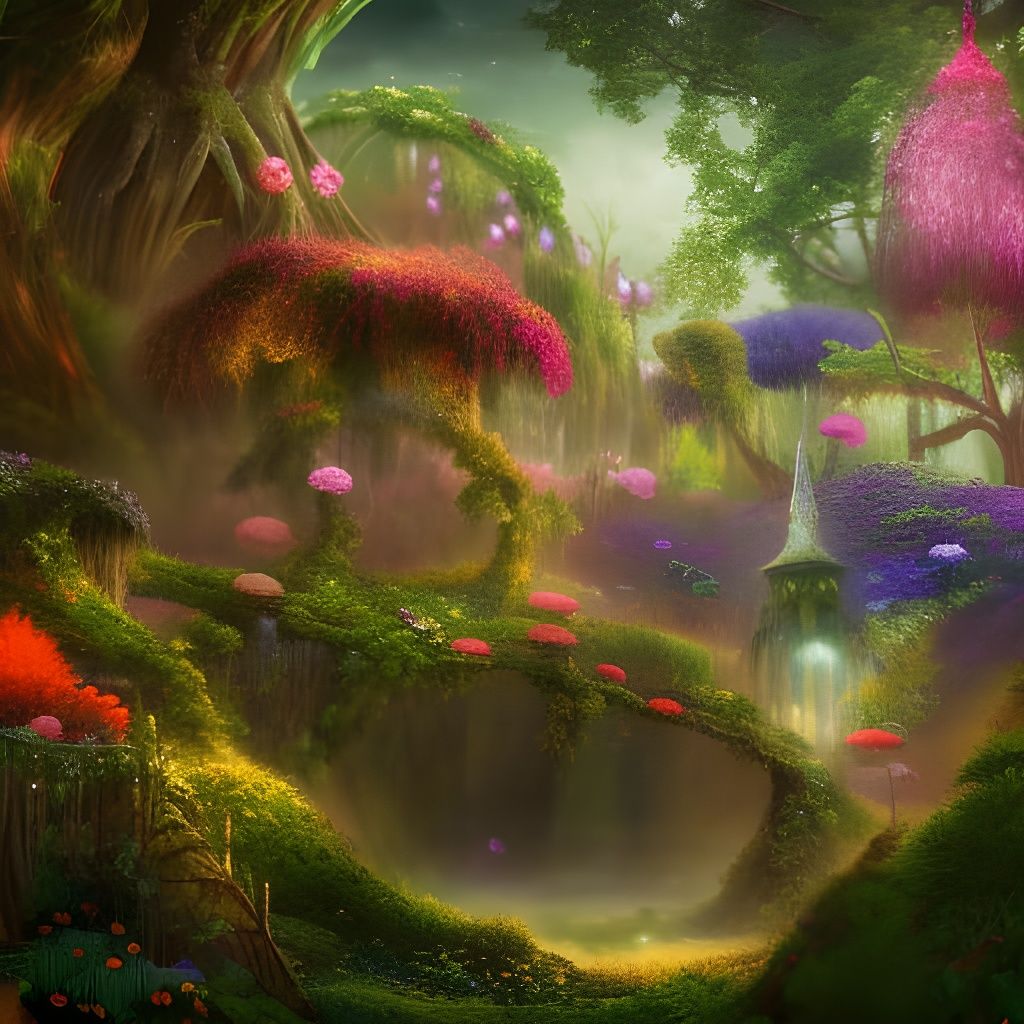 The "far away flora variation" - AI Generated Artwork - NightCafe Creator