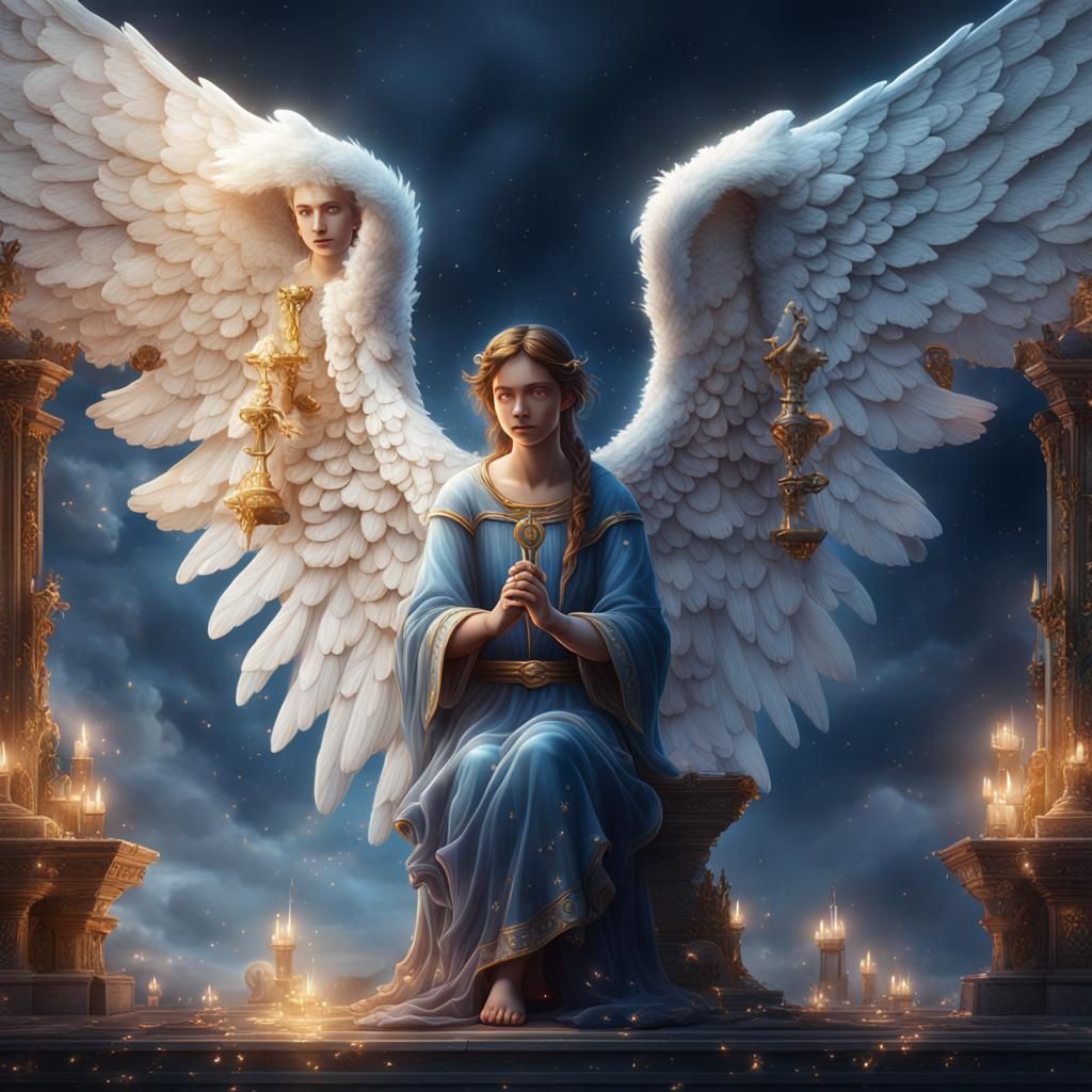 Angel - AI Generated Artwork - NightCafe Creator