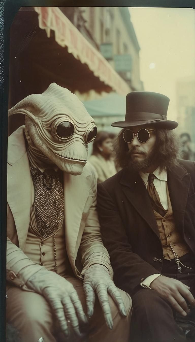 Time Traveler shared a candid moment with bizarre Morlock monsters ...