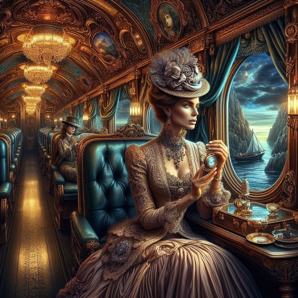 1800's First Class Traveller - AI Generated Artwork - NightCafe Creator