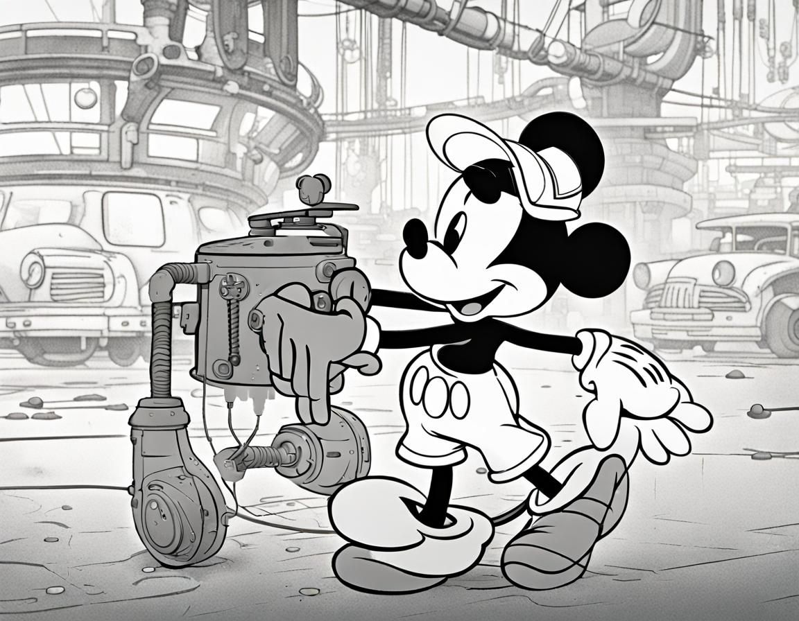Mickey Mouse - AI Generated Artwork - NightCafe Creator