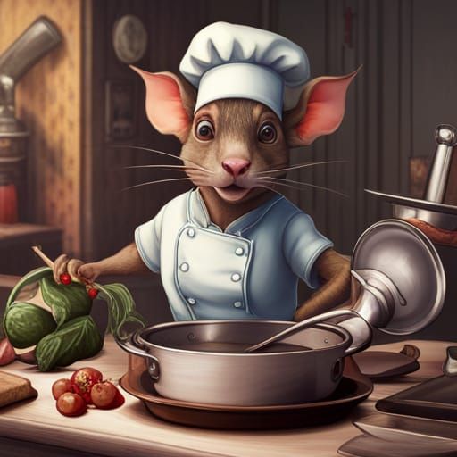 Ratty the Chef - AI Generated Artwork - NightCafe Creator