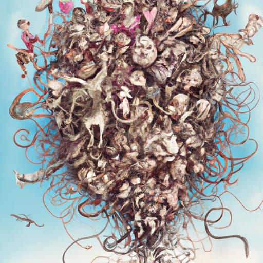 human spaghetti 000935 - AI Generated Artwork - NightCafe Creator