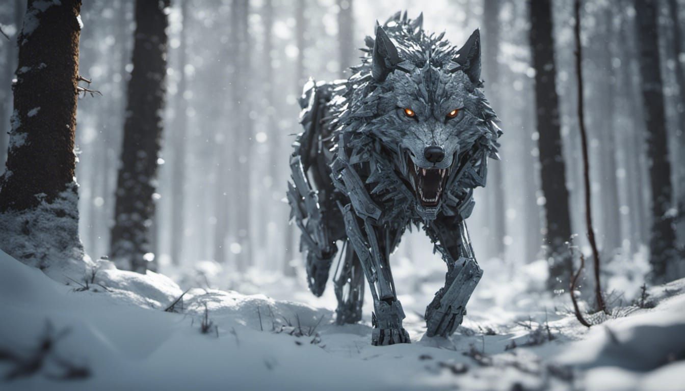 Wolf 15 - AI Generated Artwork - NightCafe Creator