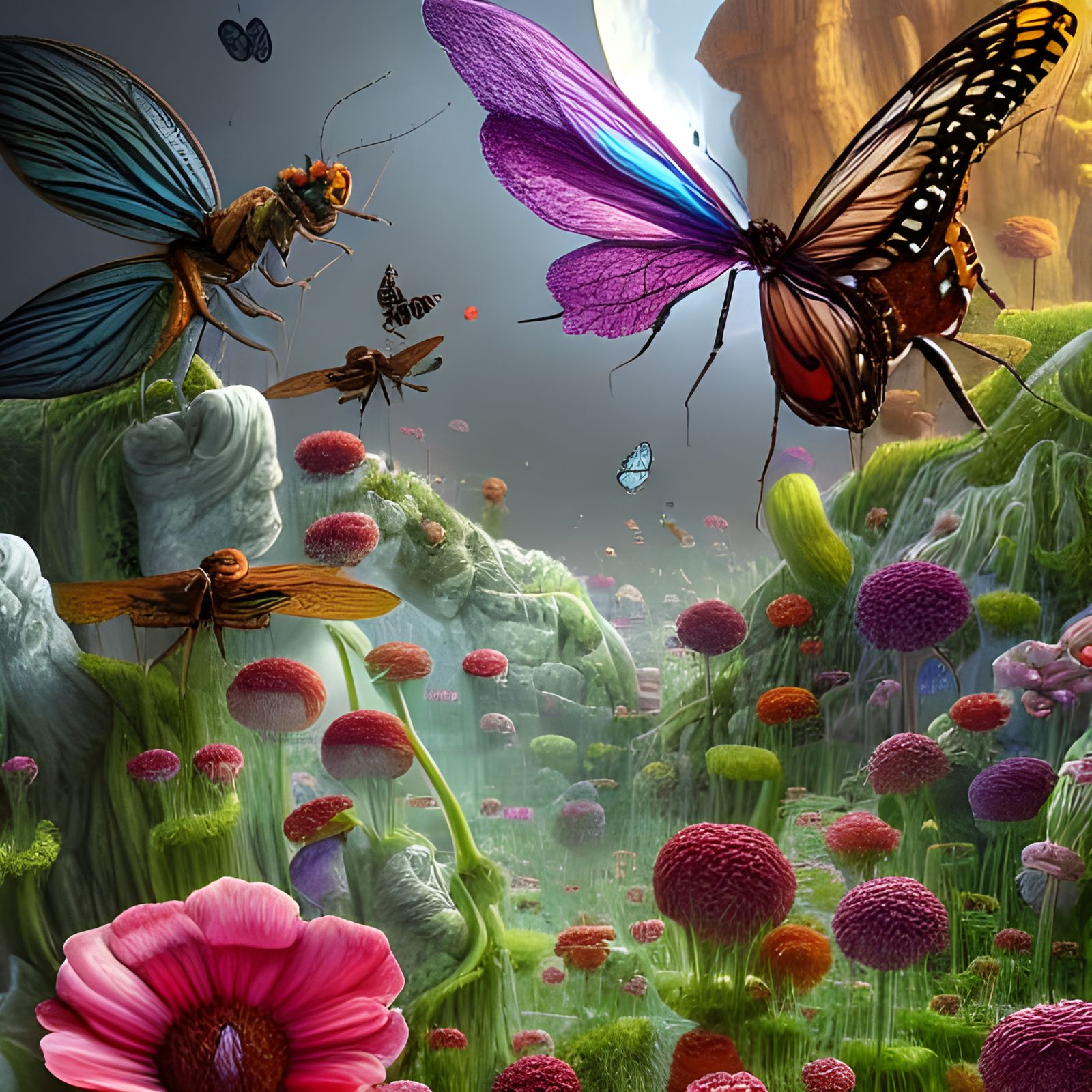 Cornucopia Of Life - AI Generated Artwork - NightCafe Creator