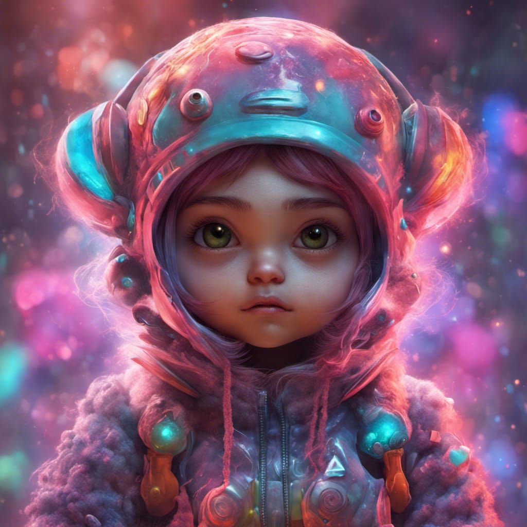Cute Chubby Alien Children - AI Generated Artwork - NightCafe Creator