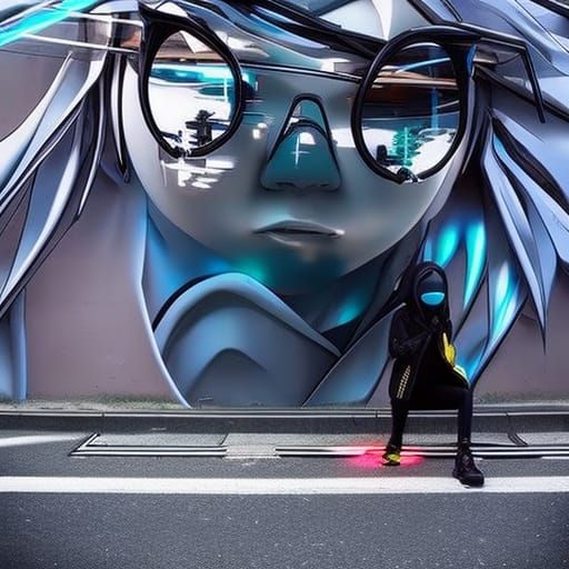 Futuristic stylish photo shoot in the city, long exposure, wearing ...