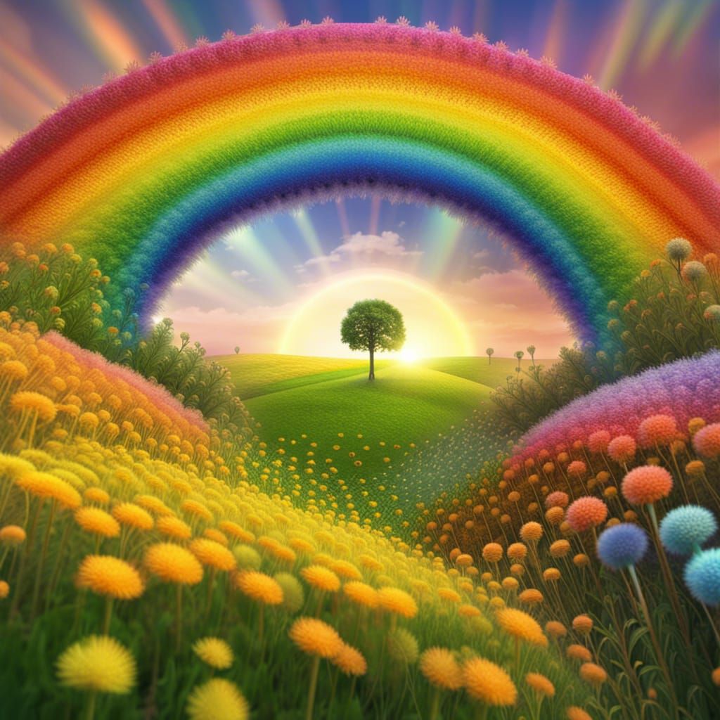 Over the Rainbow - AI Generated Artwork - NightCafe Creator