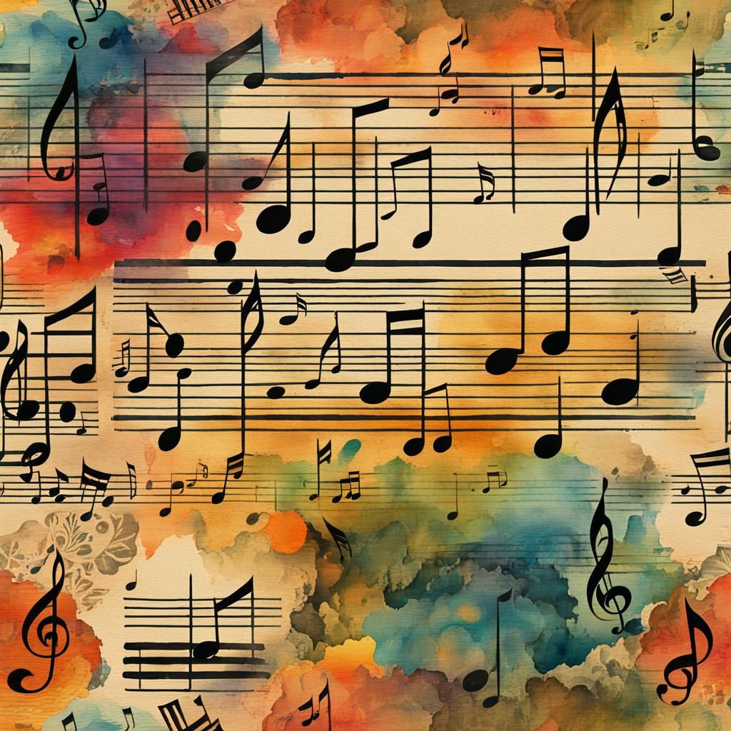 MUSIC & INK - AI Generated Artwork - NightCafe Creator