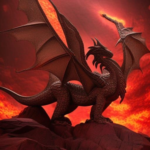 Enchanted dragon - AI Generated Artwork - NightCafe Creator