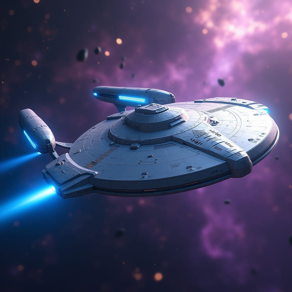 43rd century starship USS Enterprise