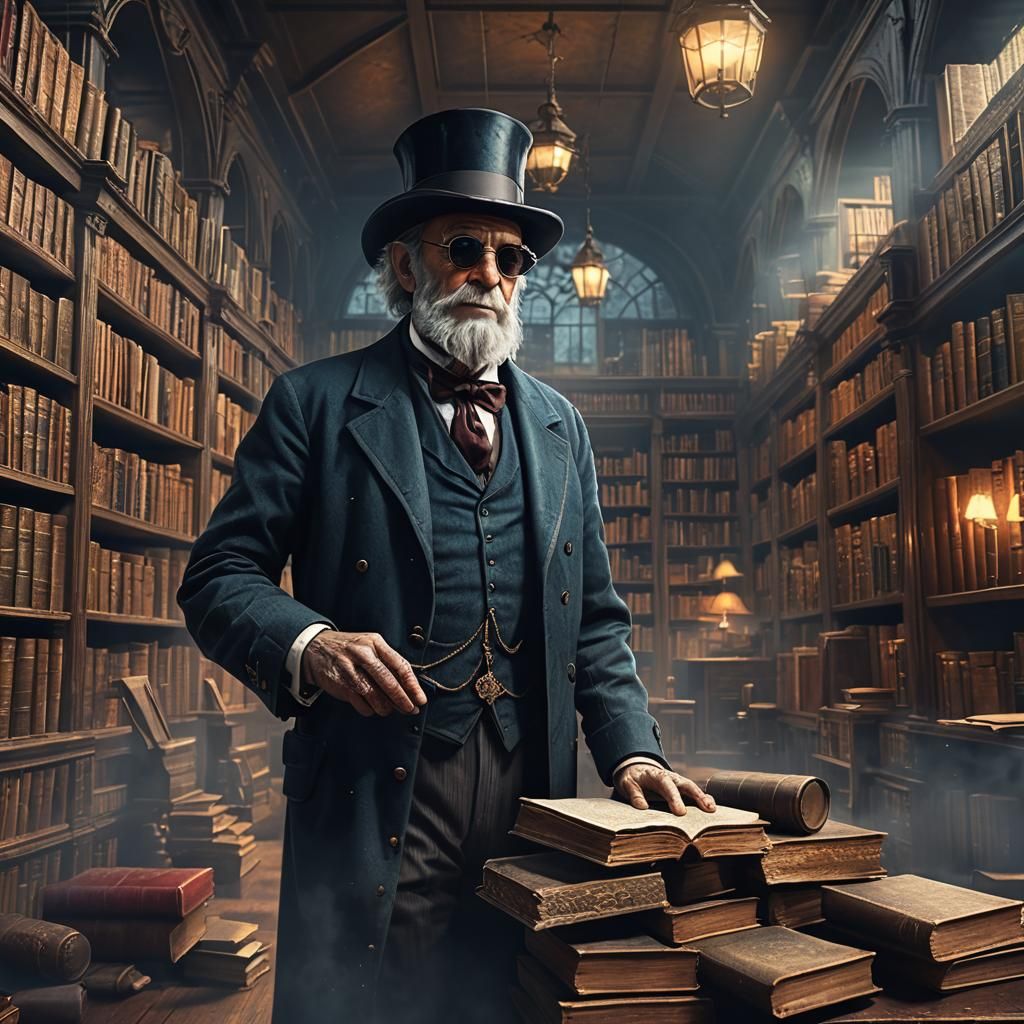 Librarian - AI Generated Artwork - NightCafe Creator