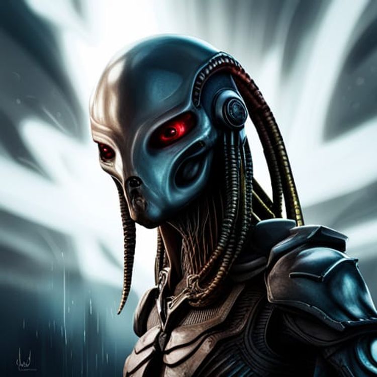 Predator Cyborg Xenomorph Demon - AI Generated Artwork - NightCafe Creator