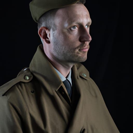 British WWI soldier waiting for the train back to the Front - AI ...