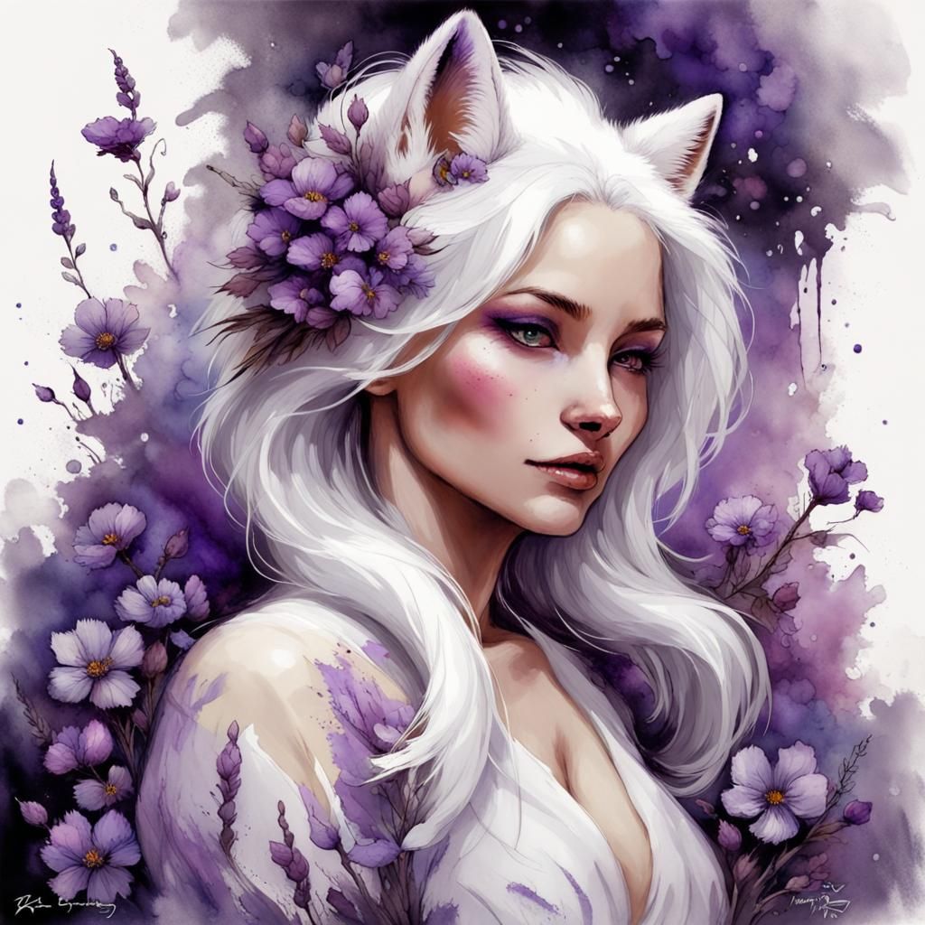 Fox Lady - AI Generated Artwork - NightCafe Creator